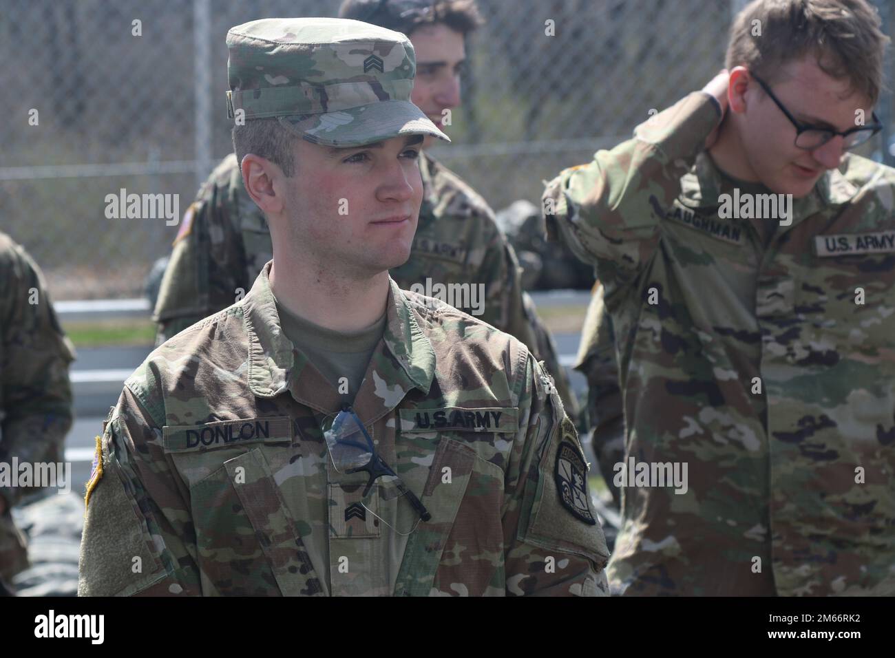 U.S. Army ROTC Cadet Josh Donlon, a squad leader with Bucknell ...