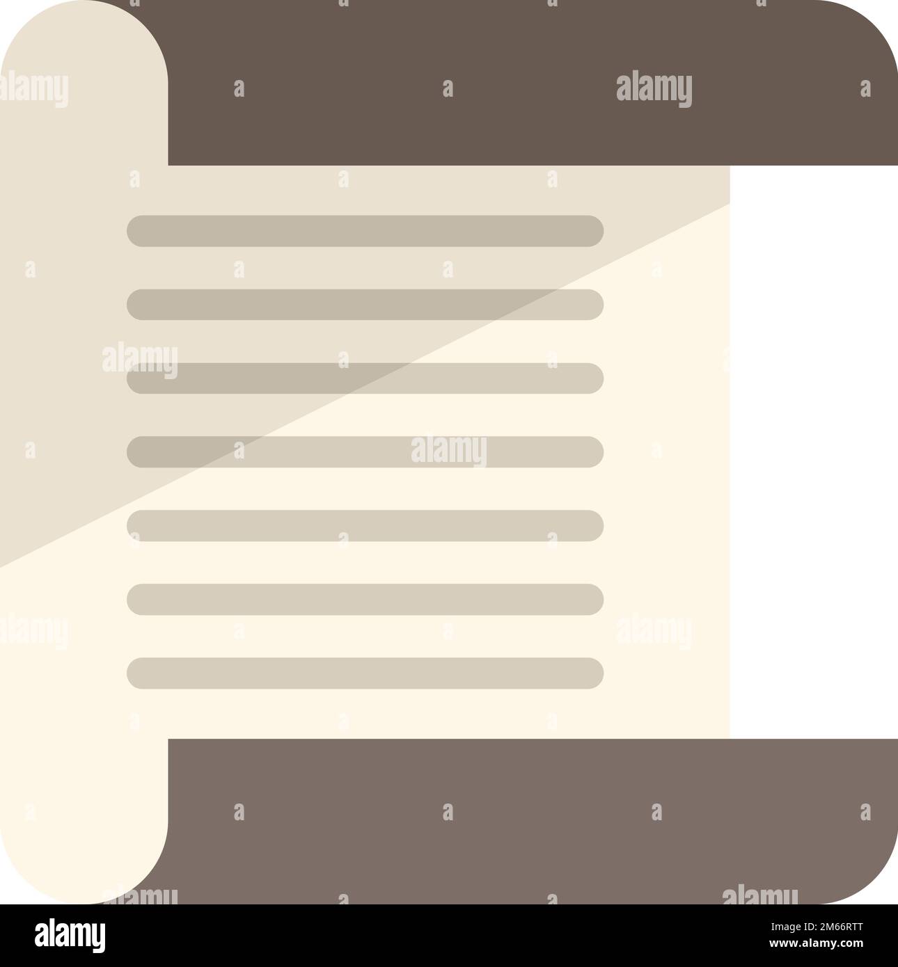 Paper text icon flat vector. Write letter. Message pencil isolated ...