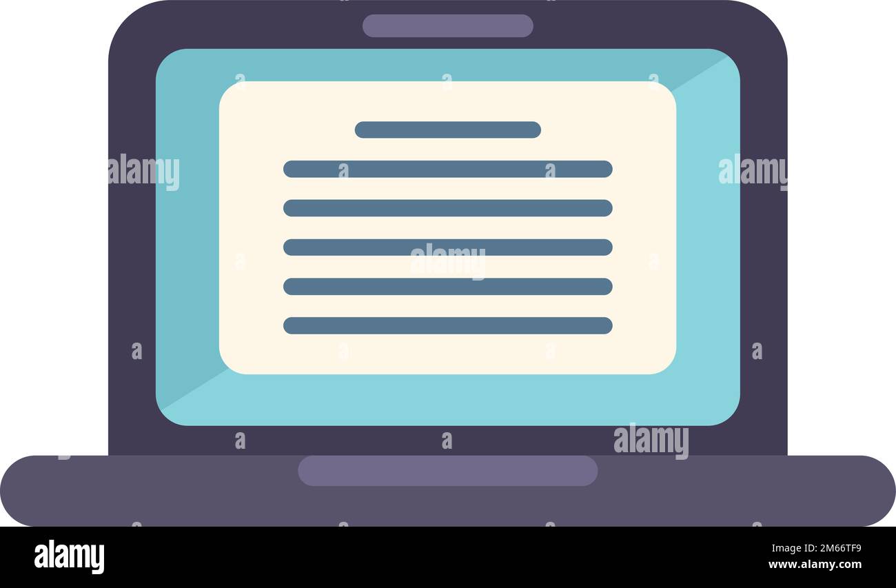 Book laptop pen notepad Stock Vector Images - Alamy