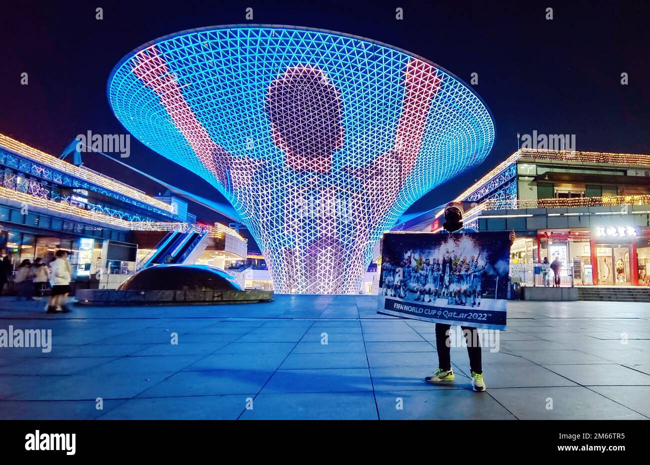 SHANGHAI, CHINA - DECEMBER 31, 2022 - Chinese fans pay tribute to ...