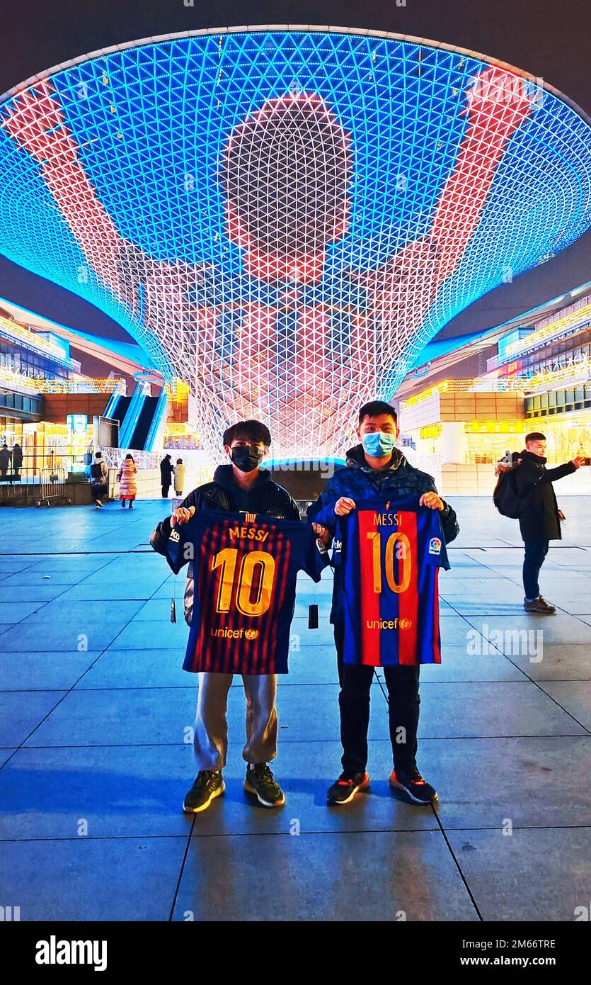 SHANGHAI, CHINA - DECEMBER 31, 2022 - Chinese fans pay tribute to ...
