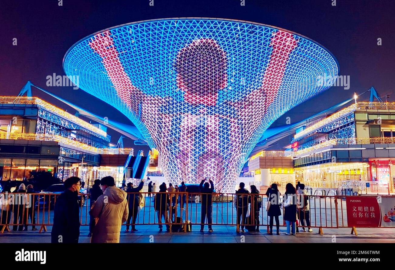 SHANGHAI, CHINA - DECEMBER 31, 2022 - Chinese fans pay tribute to ...