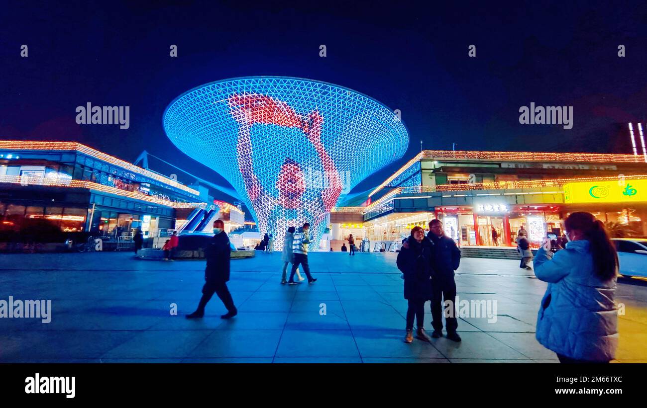 SHANGHAI, CHINA - DECEMBER 31, 2022 - Chinese fans pay tribute to ...
