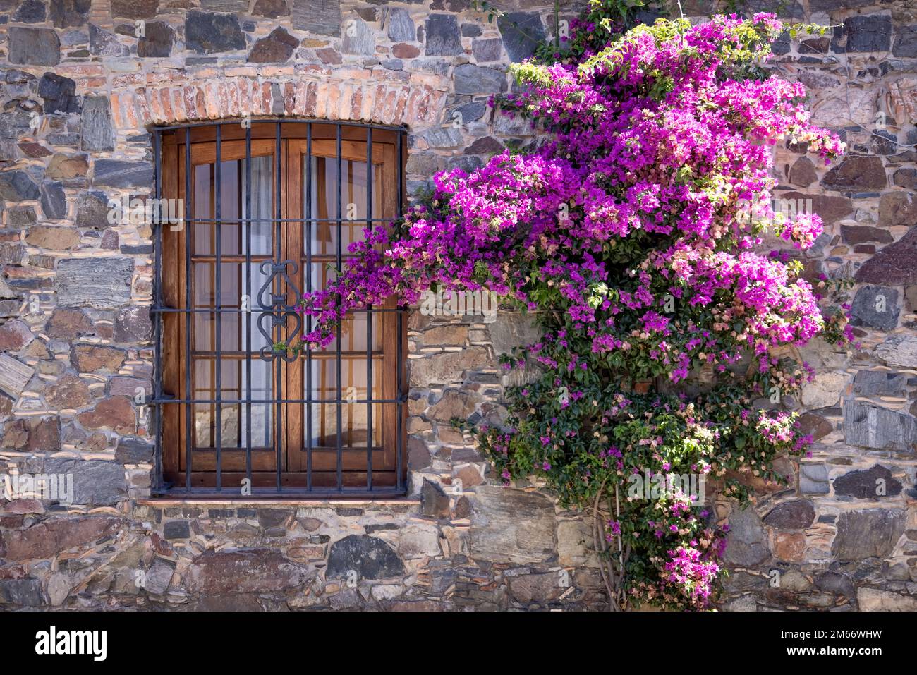 Uruguay, colonial streets of Colonia Del Sacramento in historic center ...