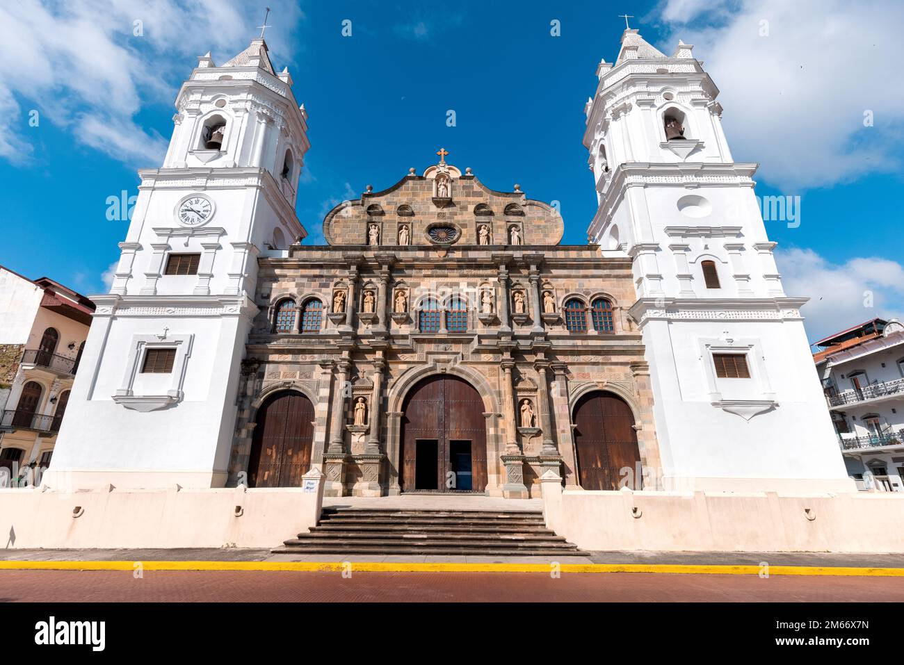 Panama, Panama City historic center Casco Viejo Metropolitan Cathedral ...