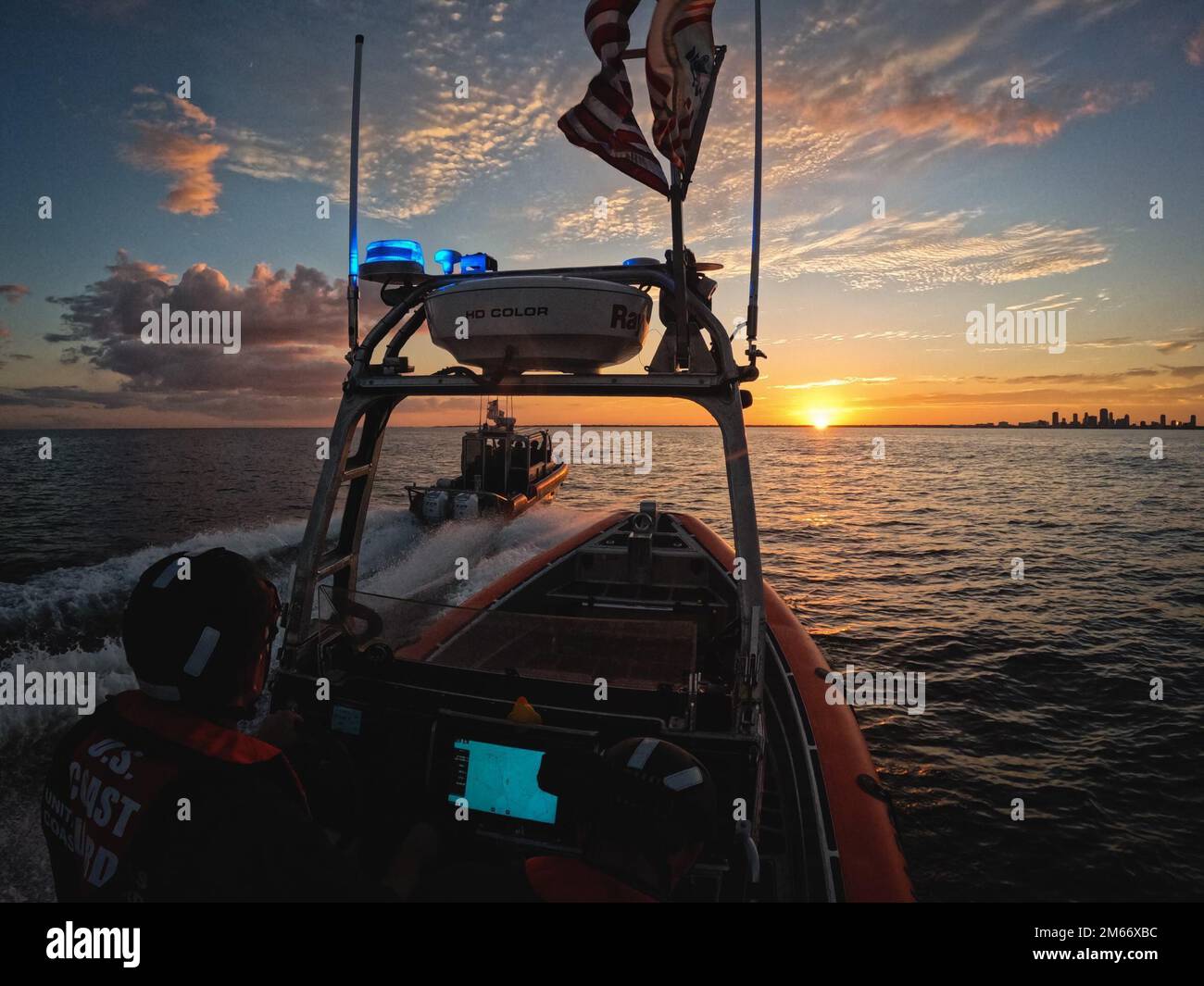 Coast Guard Cutter Pablo Valent's small boat crew conducts non ...