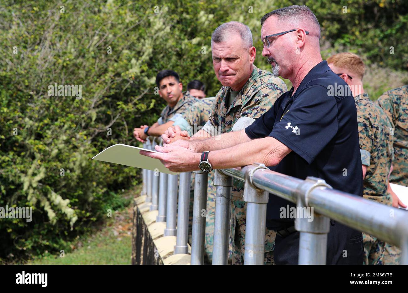 Donald Baldwin, the chief of staff for Marine Corps Base (MCB) Camp ...