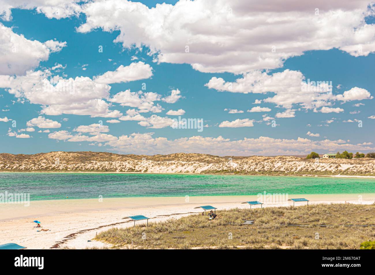 The view of Coral bay Beach in Western Australia's Coral Coast ...