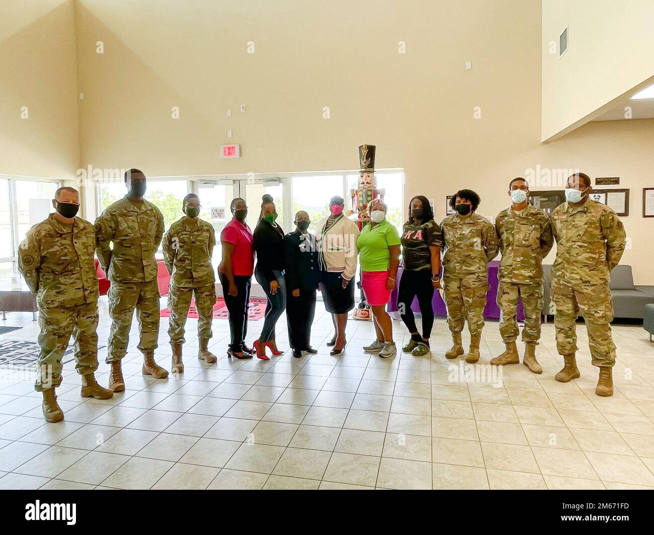 Members of the VI Air National Guard on orders supporting COVID-19 ...