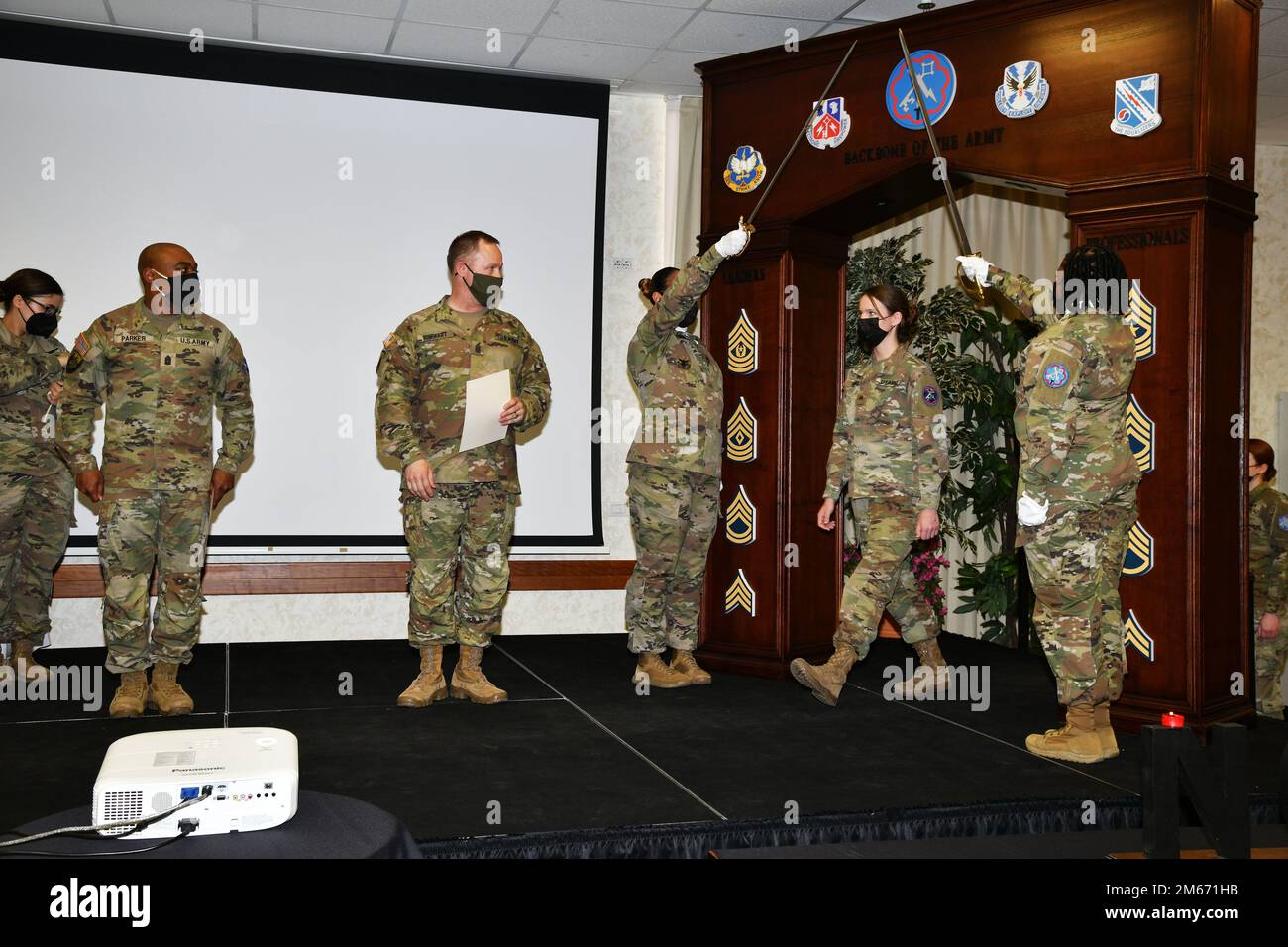 U.S. Army Sgt. Josephone Reimer, assigned to 307th Military ...