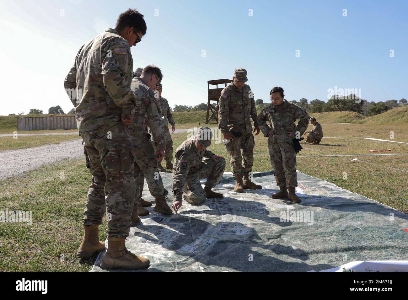 Soldiers of the 79th IBCT, Headquarters and Headquarters Company ...