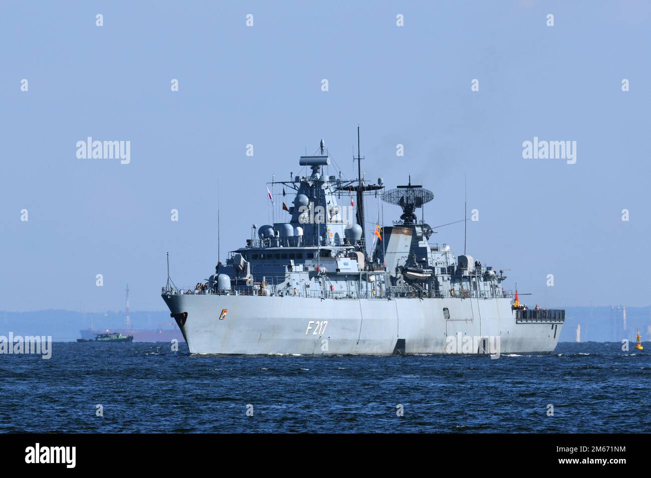Tokyo, Japan - November 05, 2021: German Navy Bayern (F217 ...