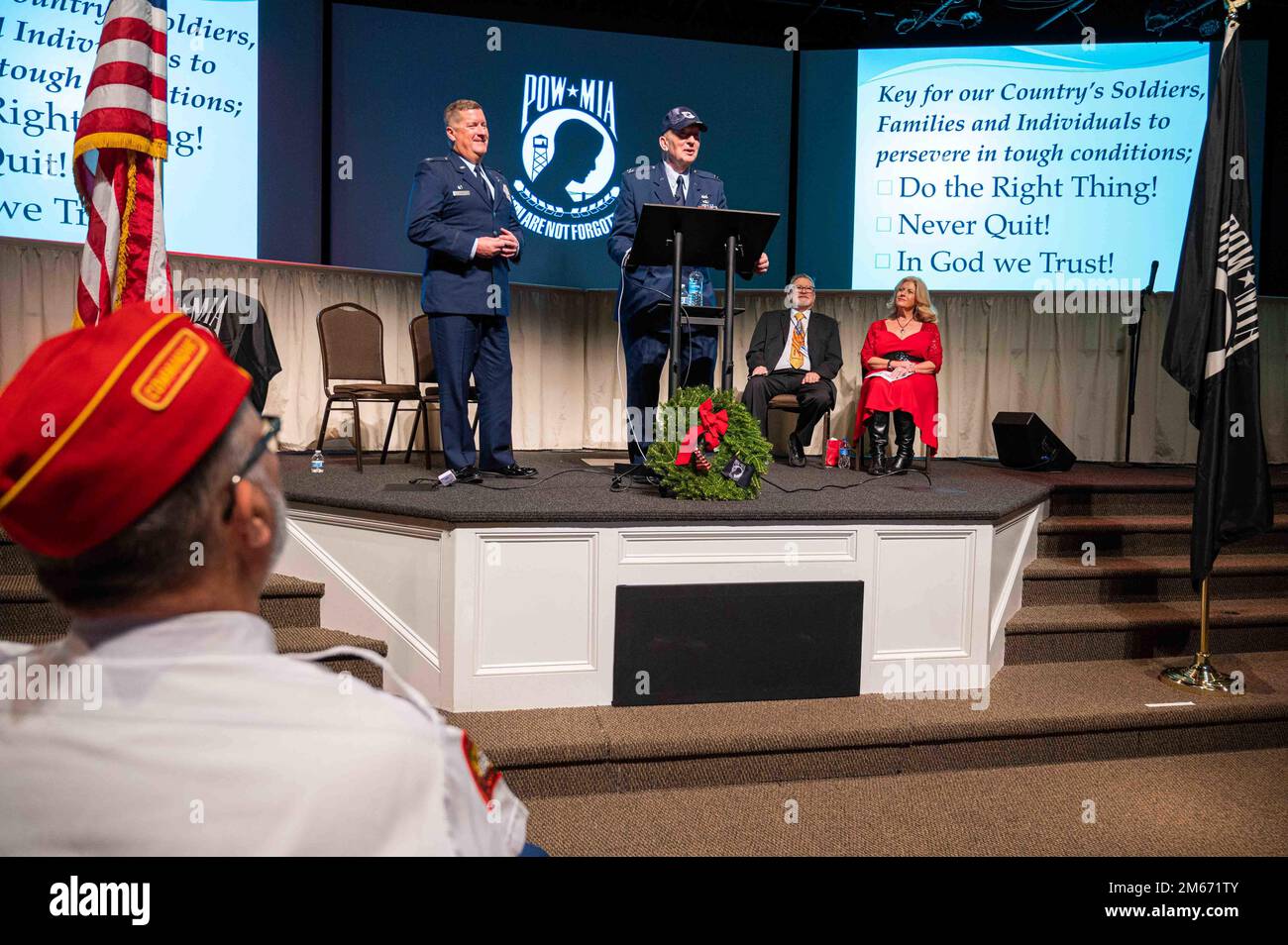 U.S. Air Force Col. John Cluck, commander of the 139th Airlift Wing ...