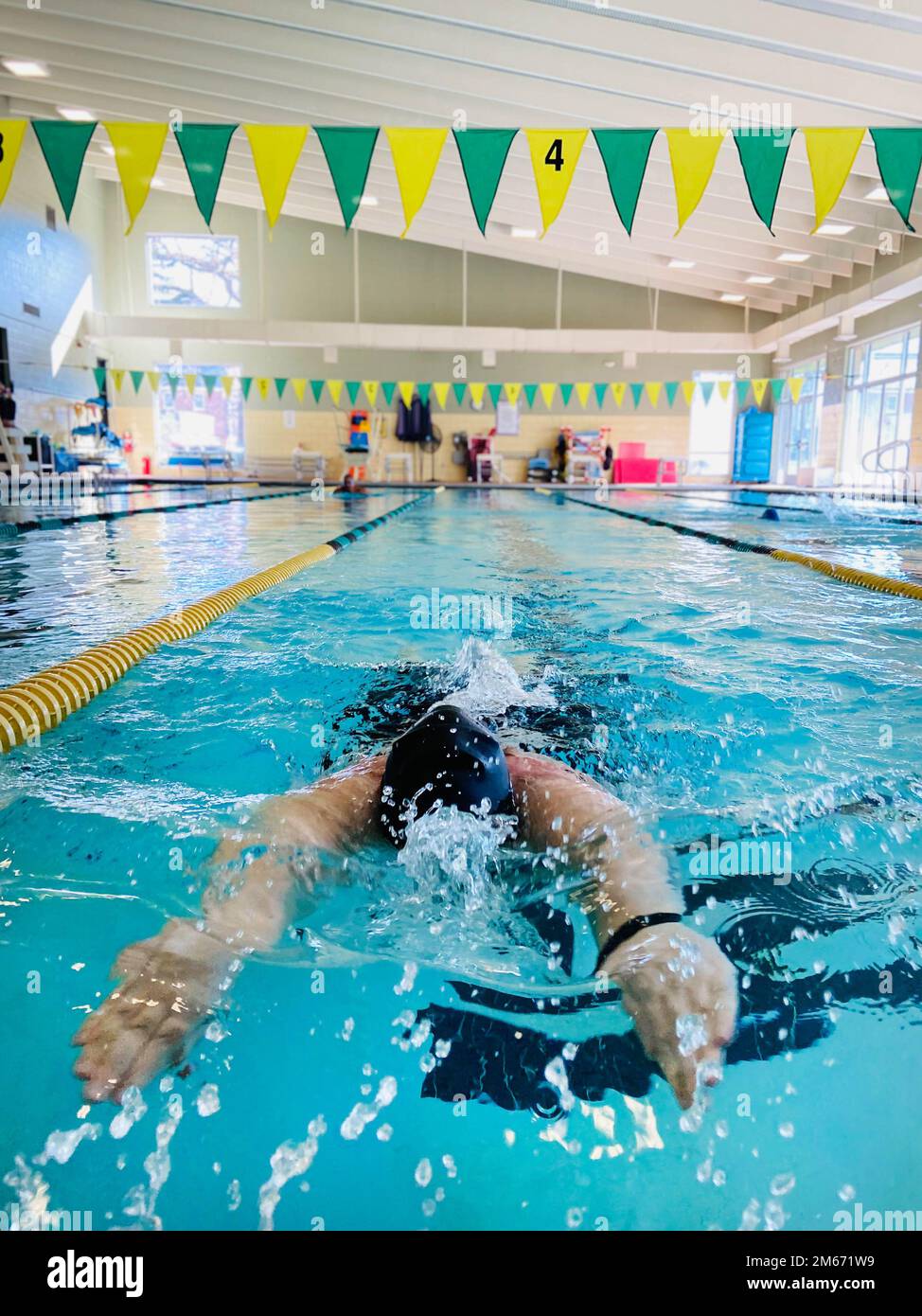Athletes learn new swimming techniques during the Invictus Games Team U ...