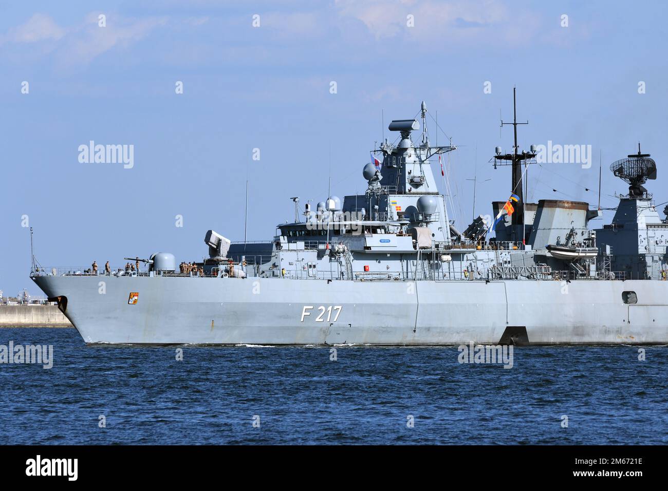 Tokyo, Japan - November 05, 2021: German Navy Bayern (F217 ...