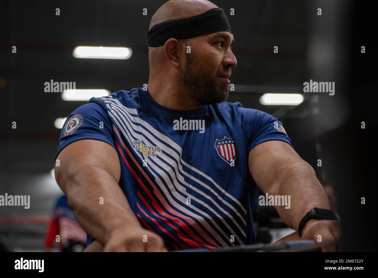U.S. Special Operations Command CPO Phillip Fong, Team U.S., rows ...