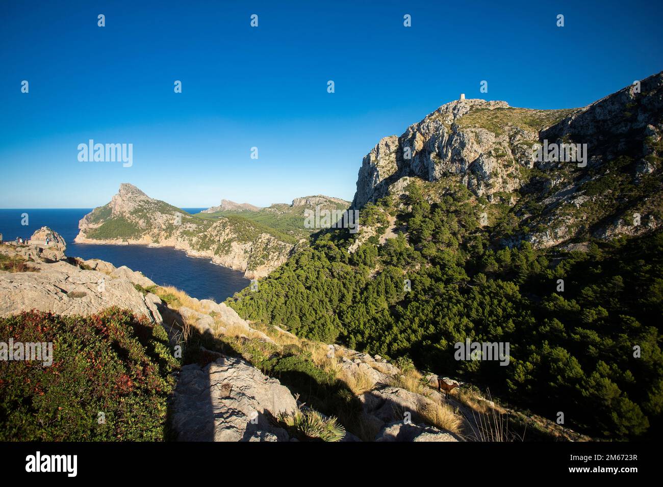 Cape Formentor, Palma de Mallorca - Spain. October 1, 2022. It is one ...