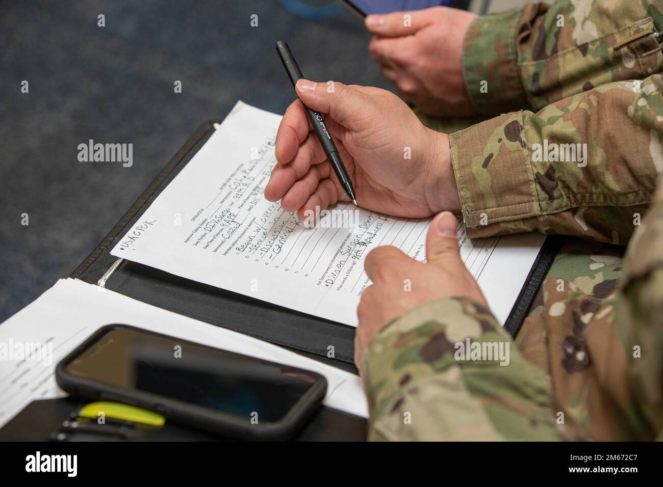 Sgt. 1st Class David Harkleroad, a public affairs chief with the 326th ...
