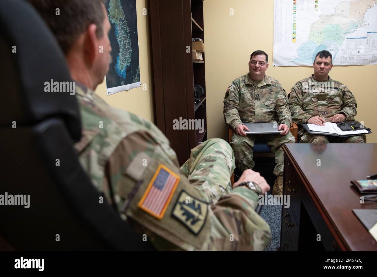 Sgt. 1st Class Andrew Cozad, a public affairs chief with the 305th ...