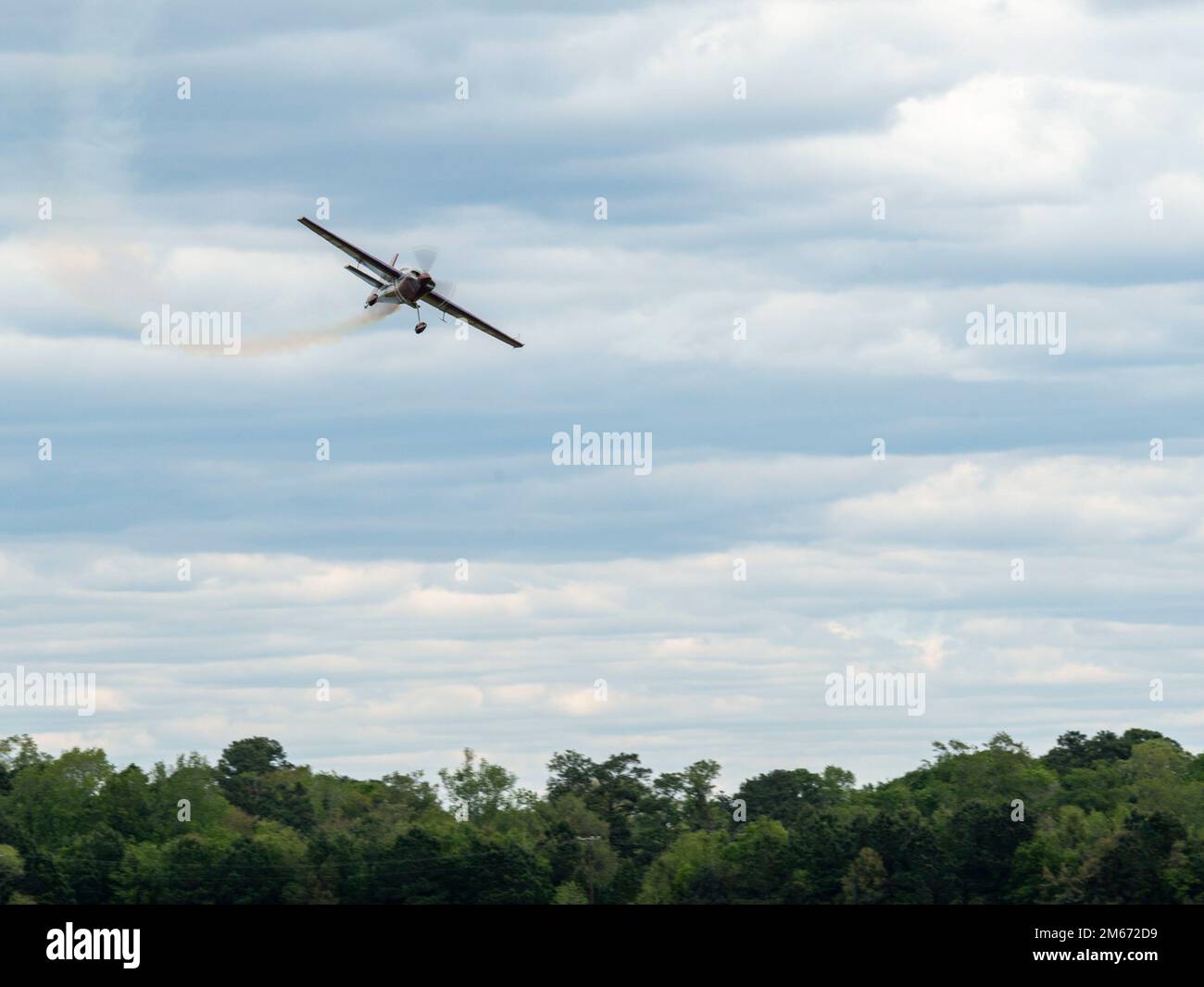Pilot Bill Stein flies the Edge 540 aircraft at the Titans of Flight ...