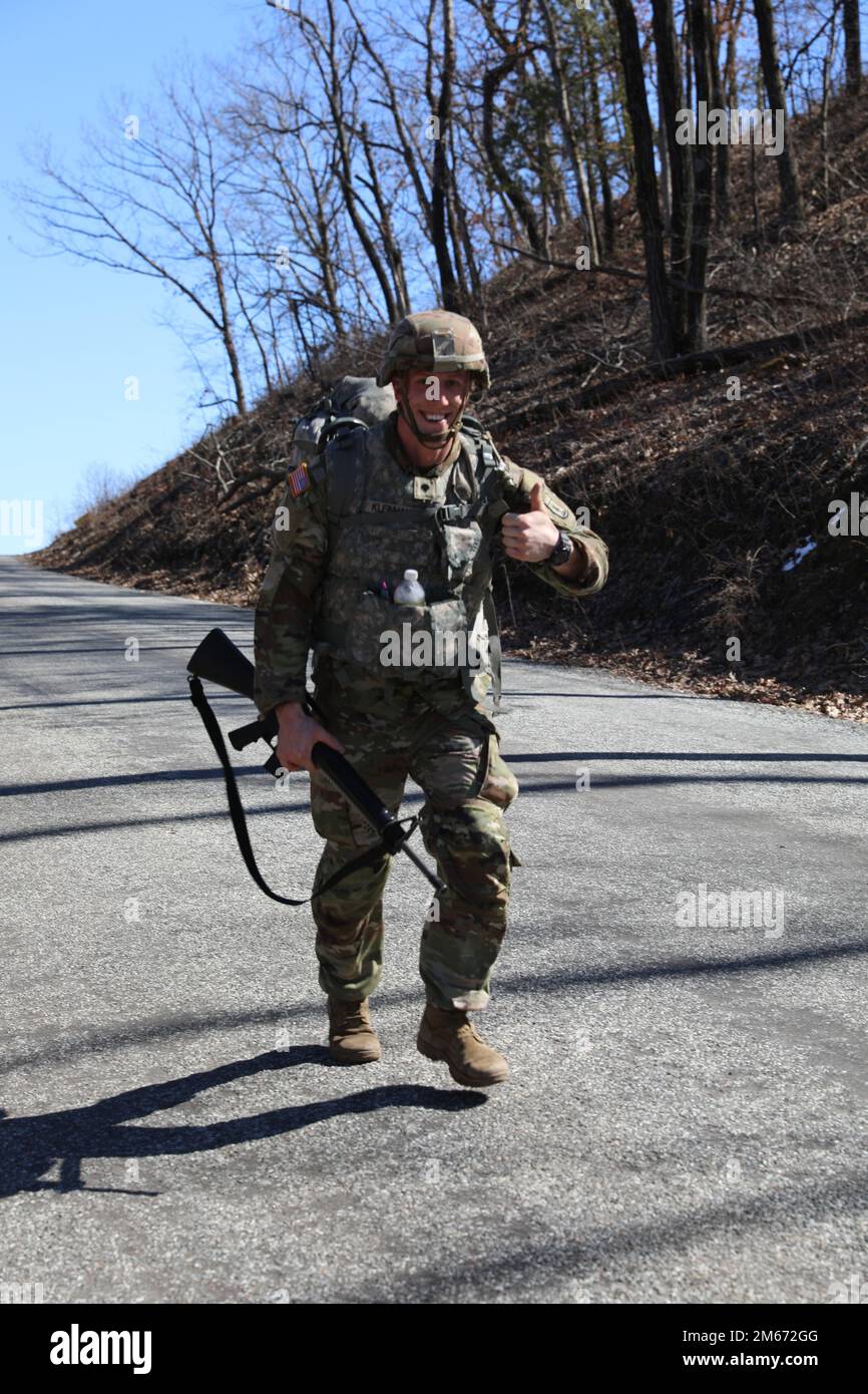 Spc. Joshua Kleinhans, a Soldier from Battery B, 1st Battalion, 121st ...
