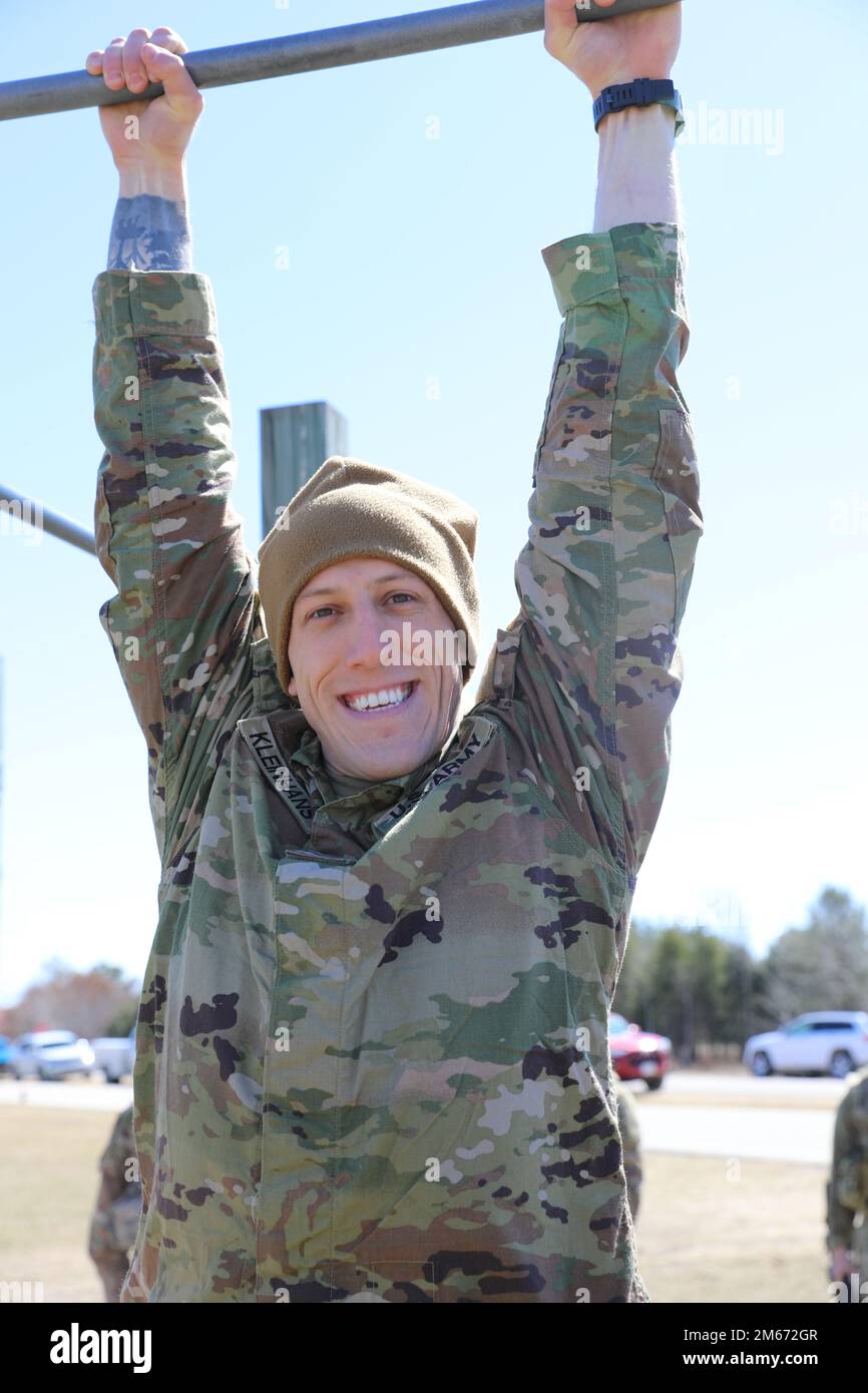 Spc. Joshua Kleinhans, a Soldier with Battery B, 1st Battalion, 121st ...