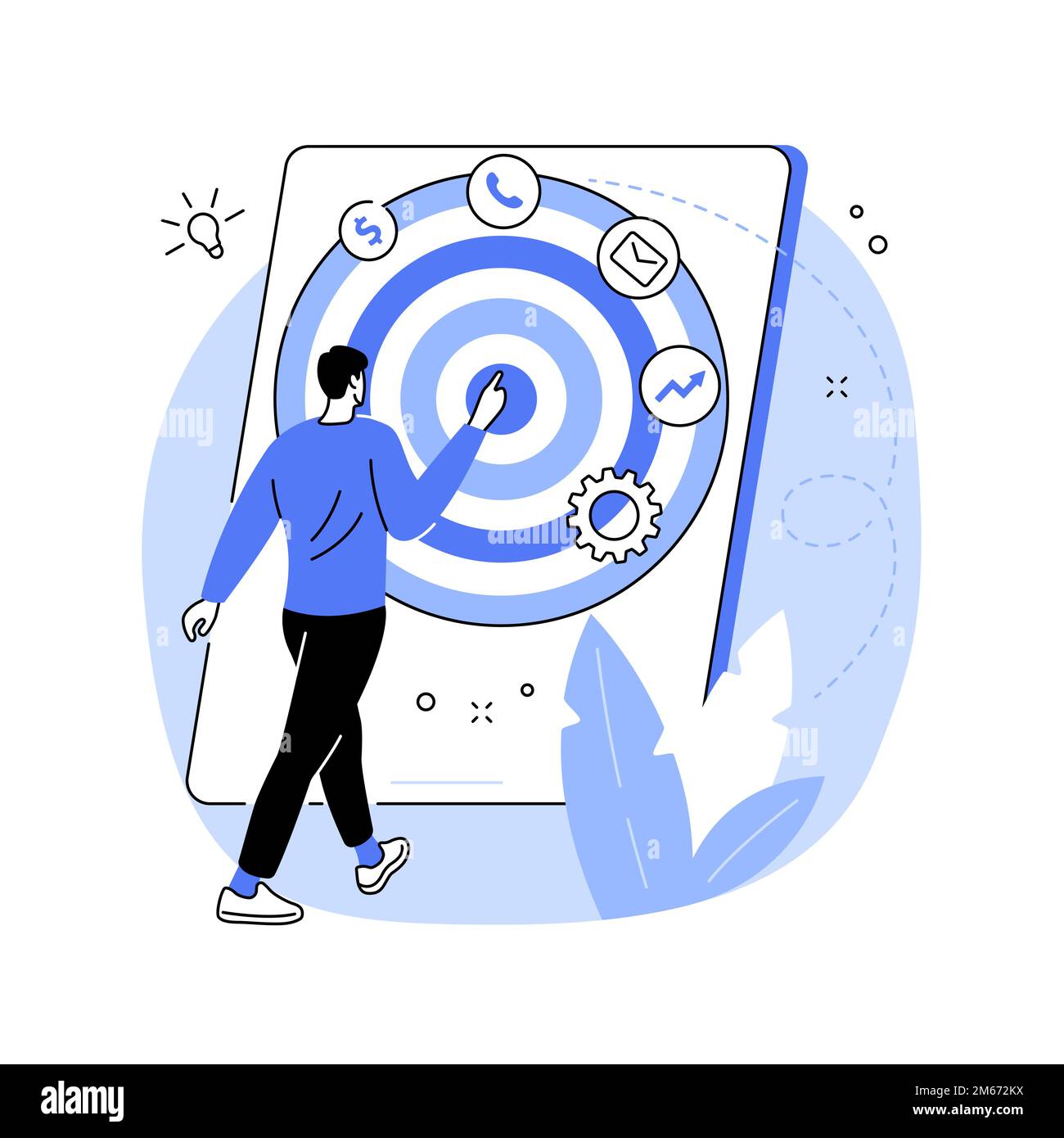 Reach customers Stock Vector Images - Alamy