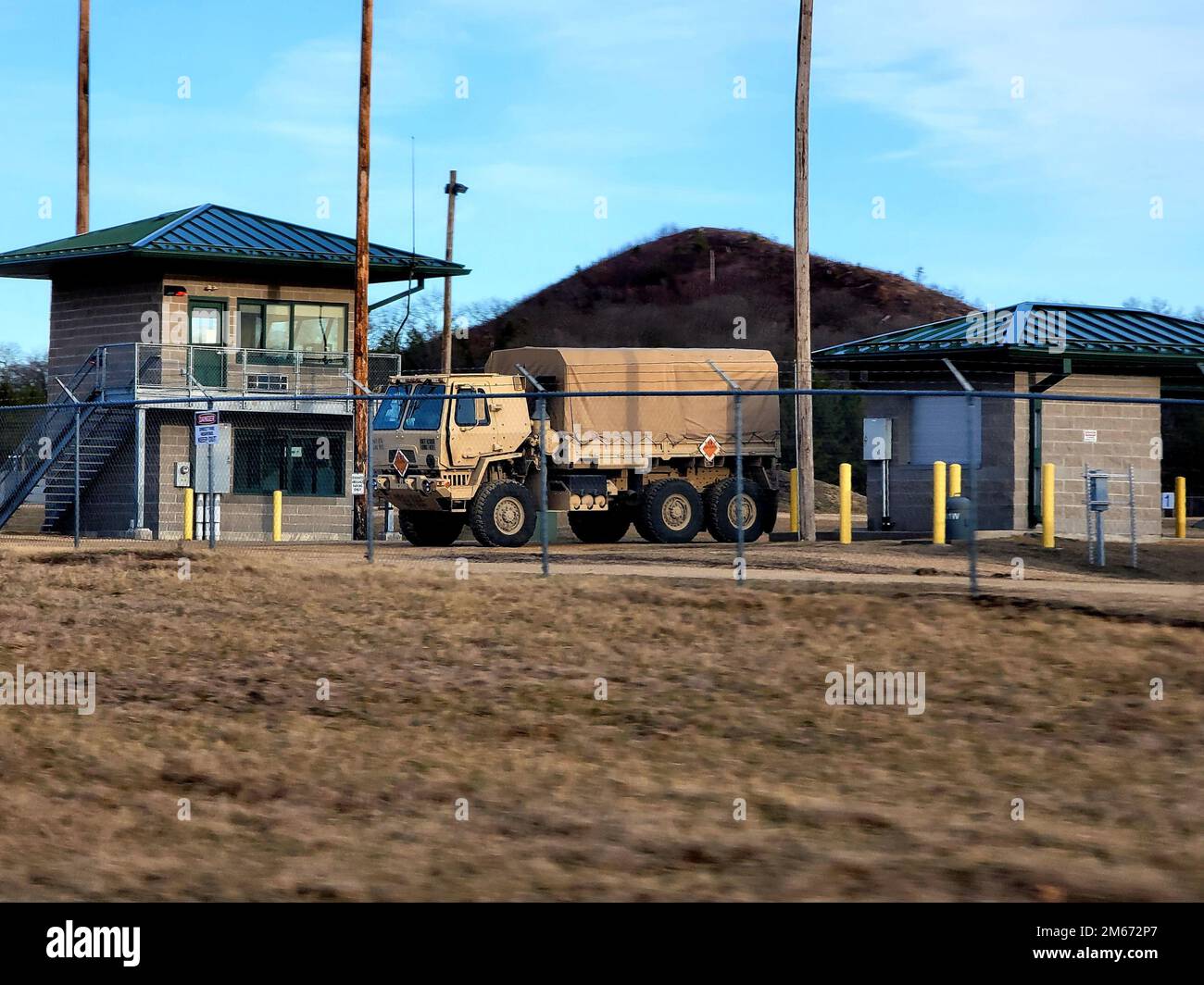 Training operations are shown April 9, 2022, at Fort McCoy, Wis. The ...