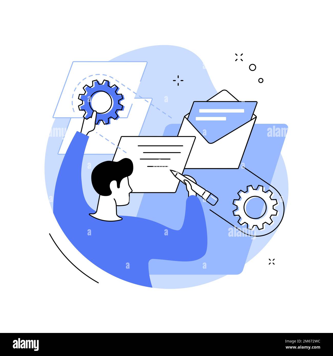 Resume writing service abstract concept vector illustration ... Resume writing service abstract concept vector illustration ...