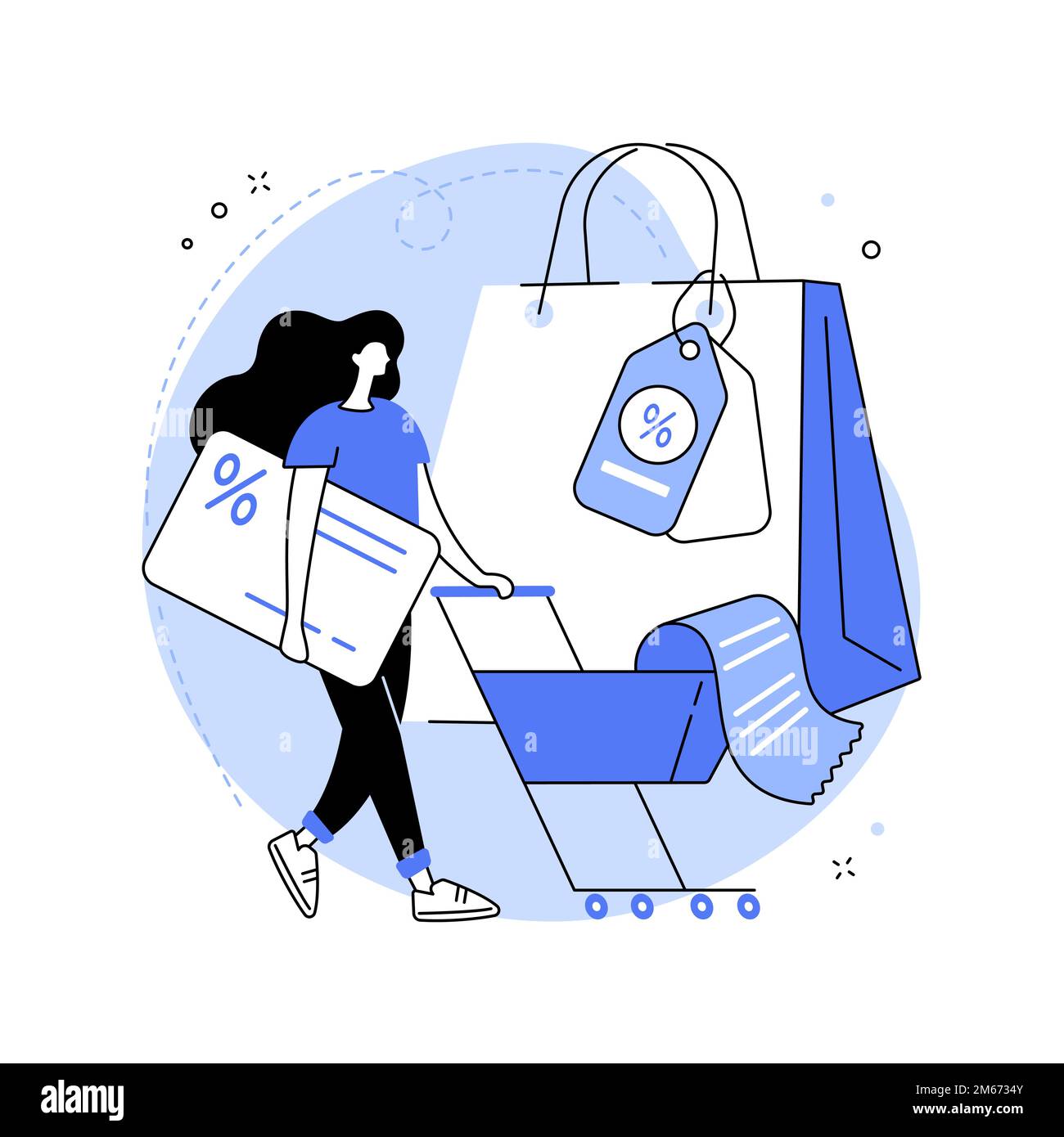 Loyalty program abstract concept vector illustration. Personalized ...