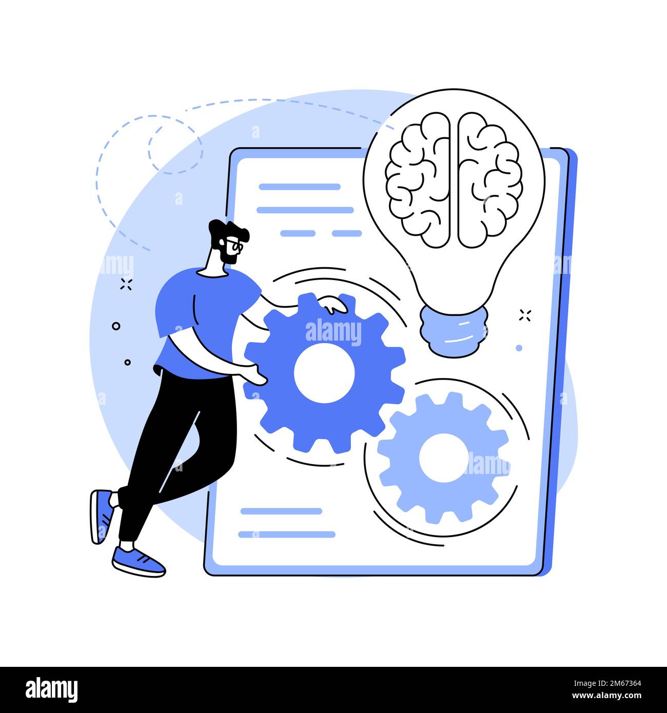 Innovative solution abstract concept vector illustration. Innovative ... Innovative solution abstract concept vector illustration. Innovative ...