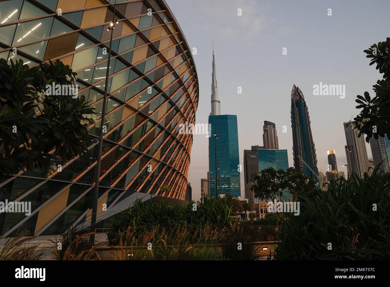 Partial view of the COCA COLA Arena in Dubai, United Arab Emirates ...