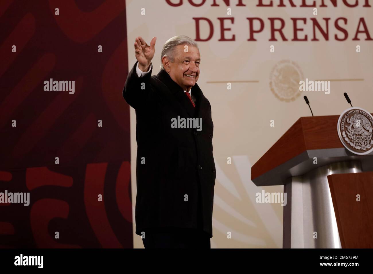 January 2, 2023, Mexico City, Mexico: Mexican President Andres Manuel ...