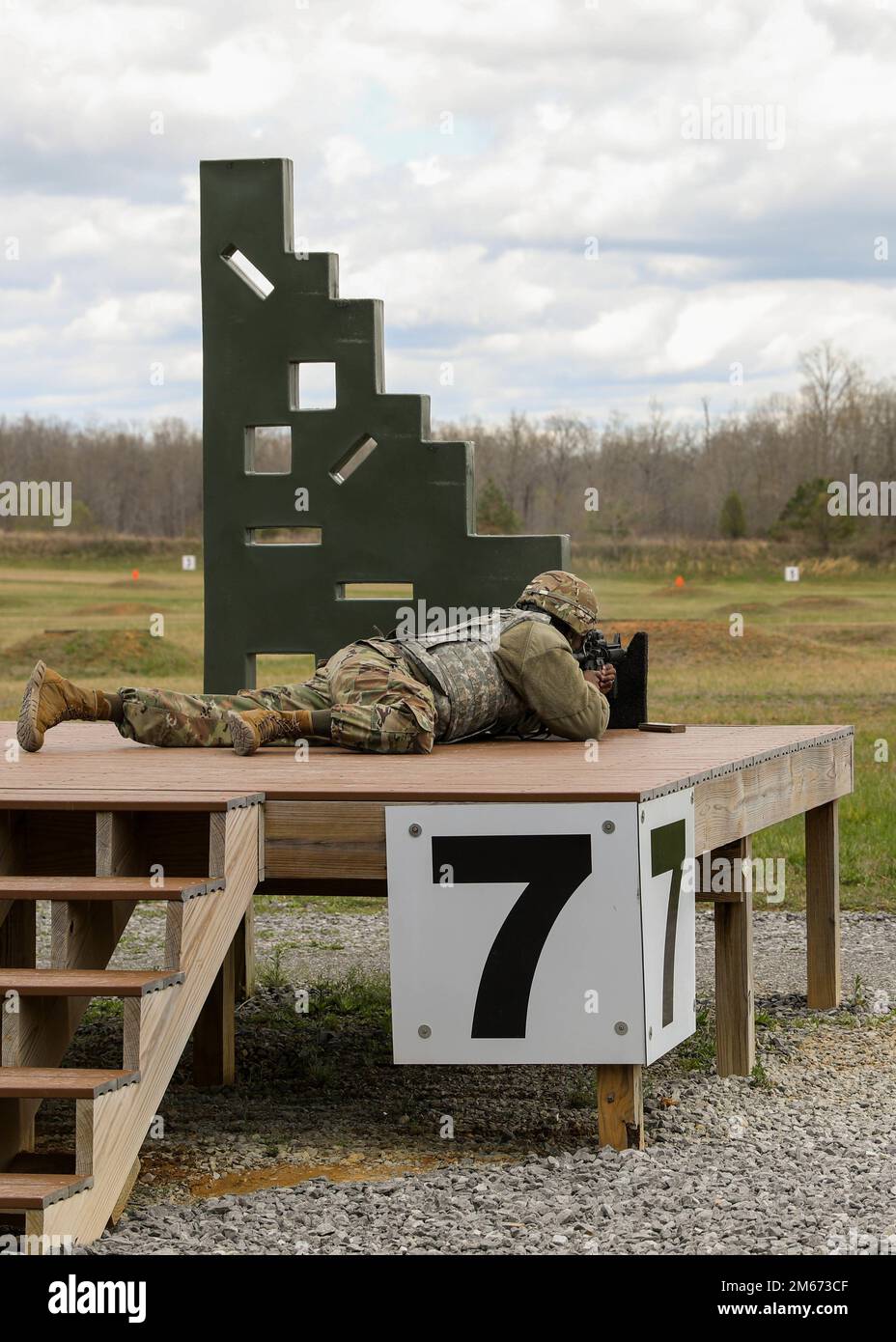 U.S. Army 1st Sgt. Deandra Jones, assigned to the Tennessee National ...