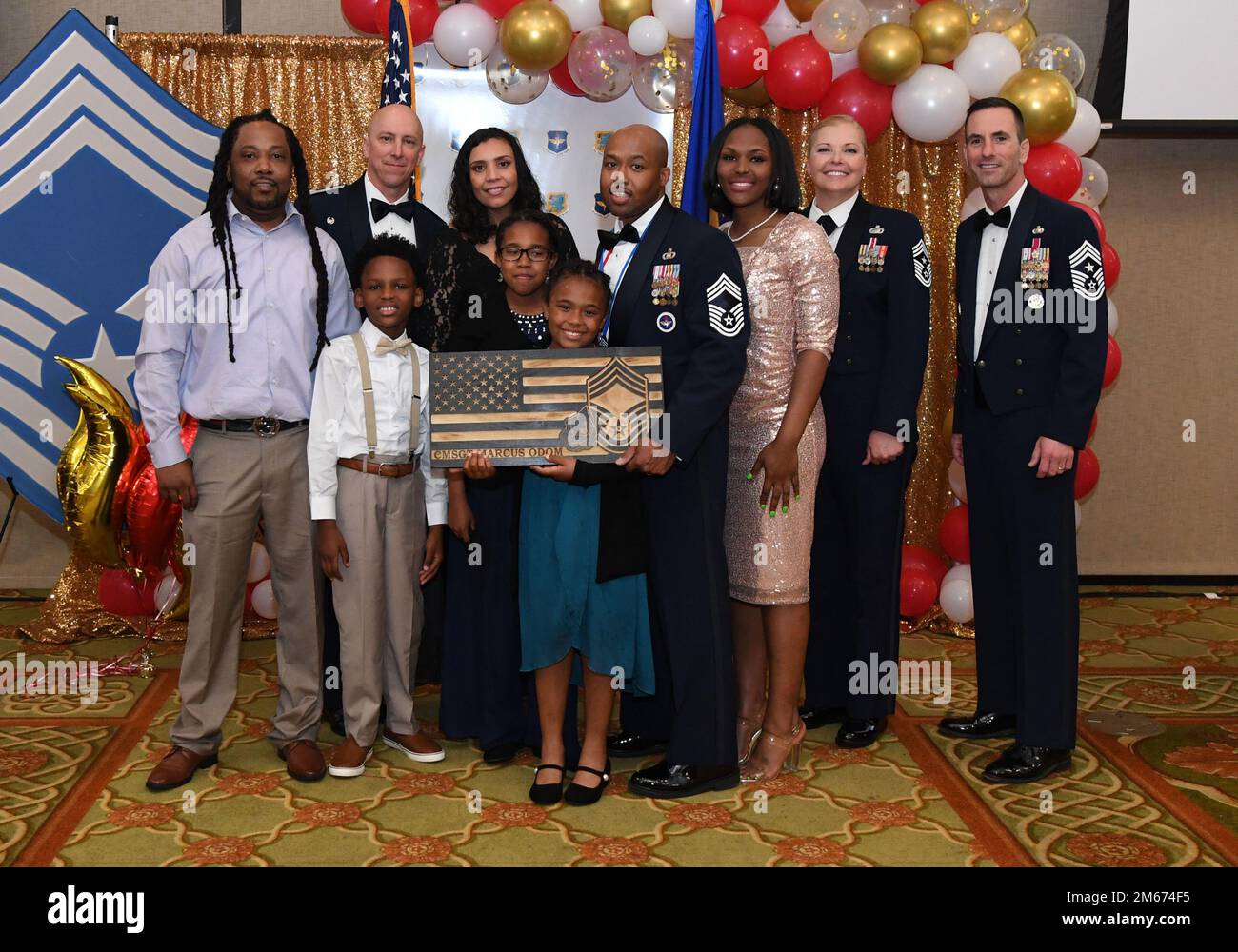 U.S. Air Force Chief Master Sgt. Marcus Odom, 334th Training Squadron ...