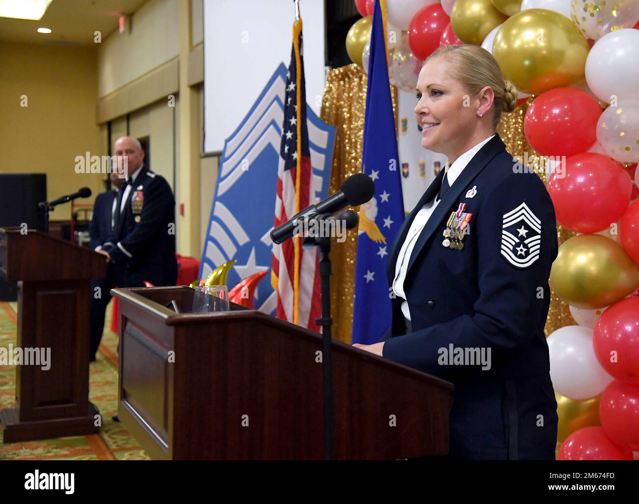 U.S. Air Force Chief Master Sgt. Sarah Esparza, 81st Training Wing ...
