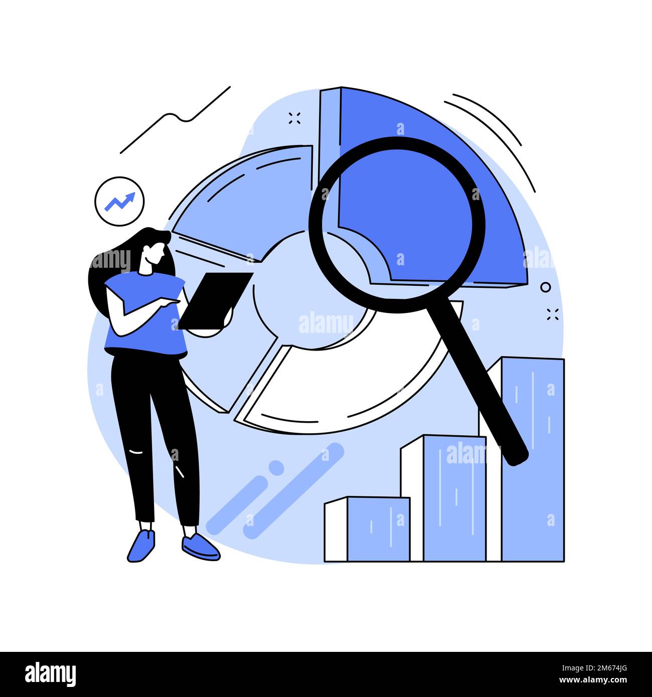 Competitive analysis abstract concept vector illustration. Marketing ...
