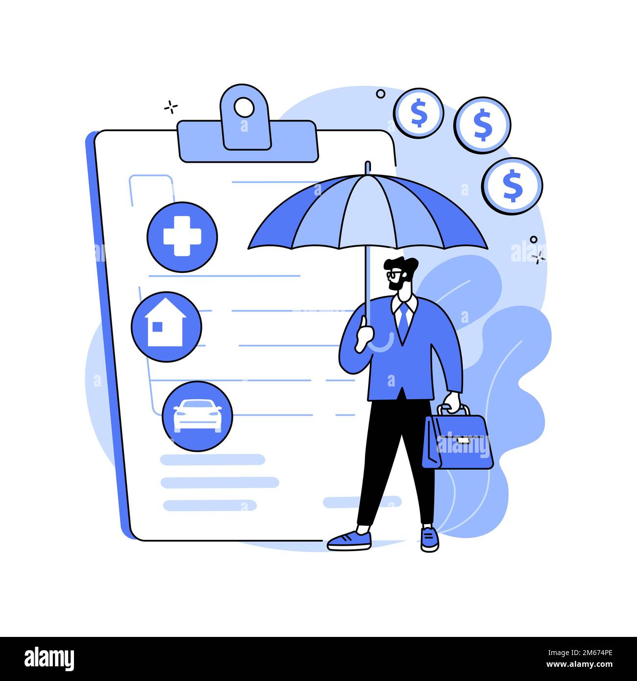 Middleman concept Stock Vector Images - Alamy