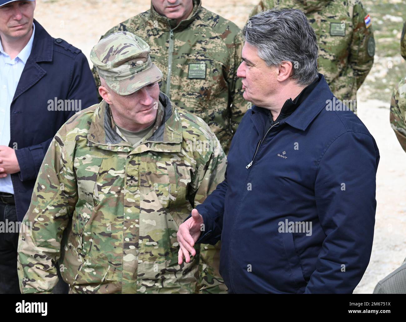 U.S. Army Brig. Gen. Joseph Hilbert, Commanding General of 7th Army ...