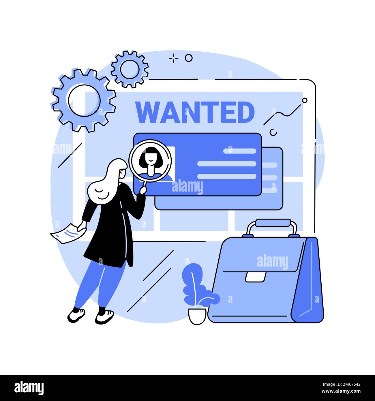 Open vacancies Stock Vector Images - Alamy