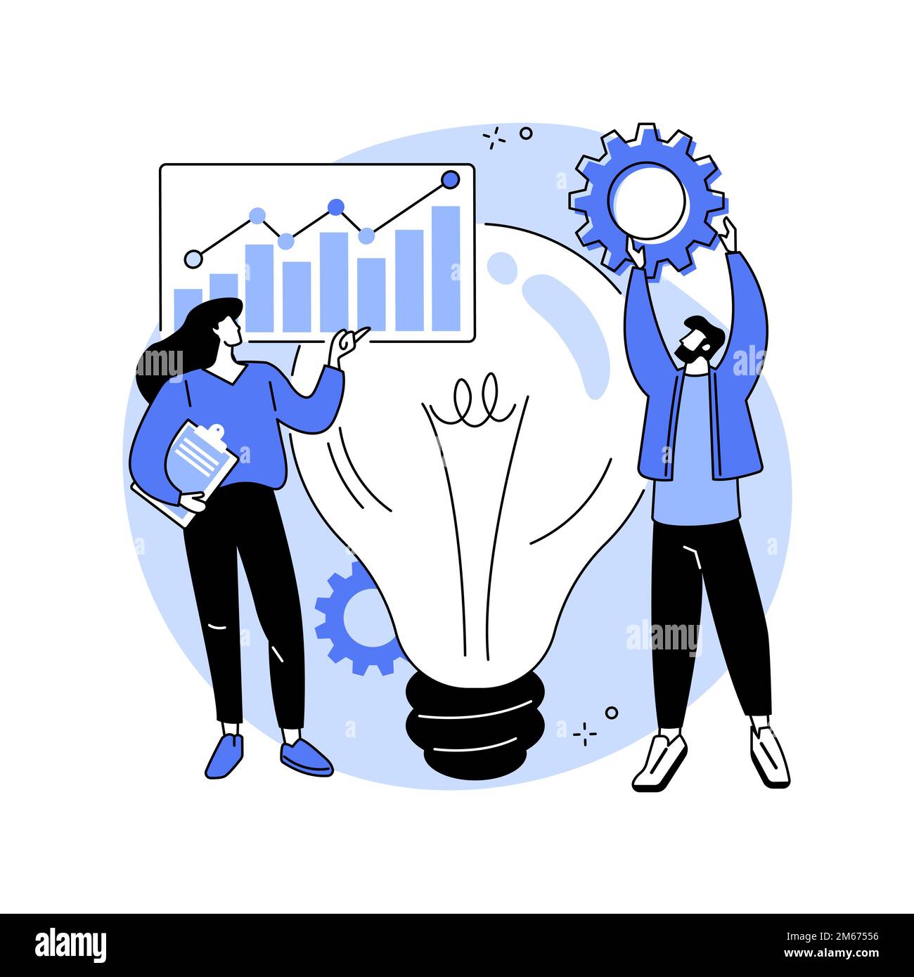 Vision statement abstract concept vector illustration. Business mission ...