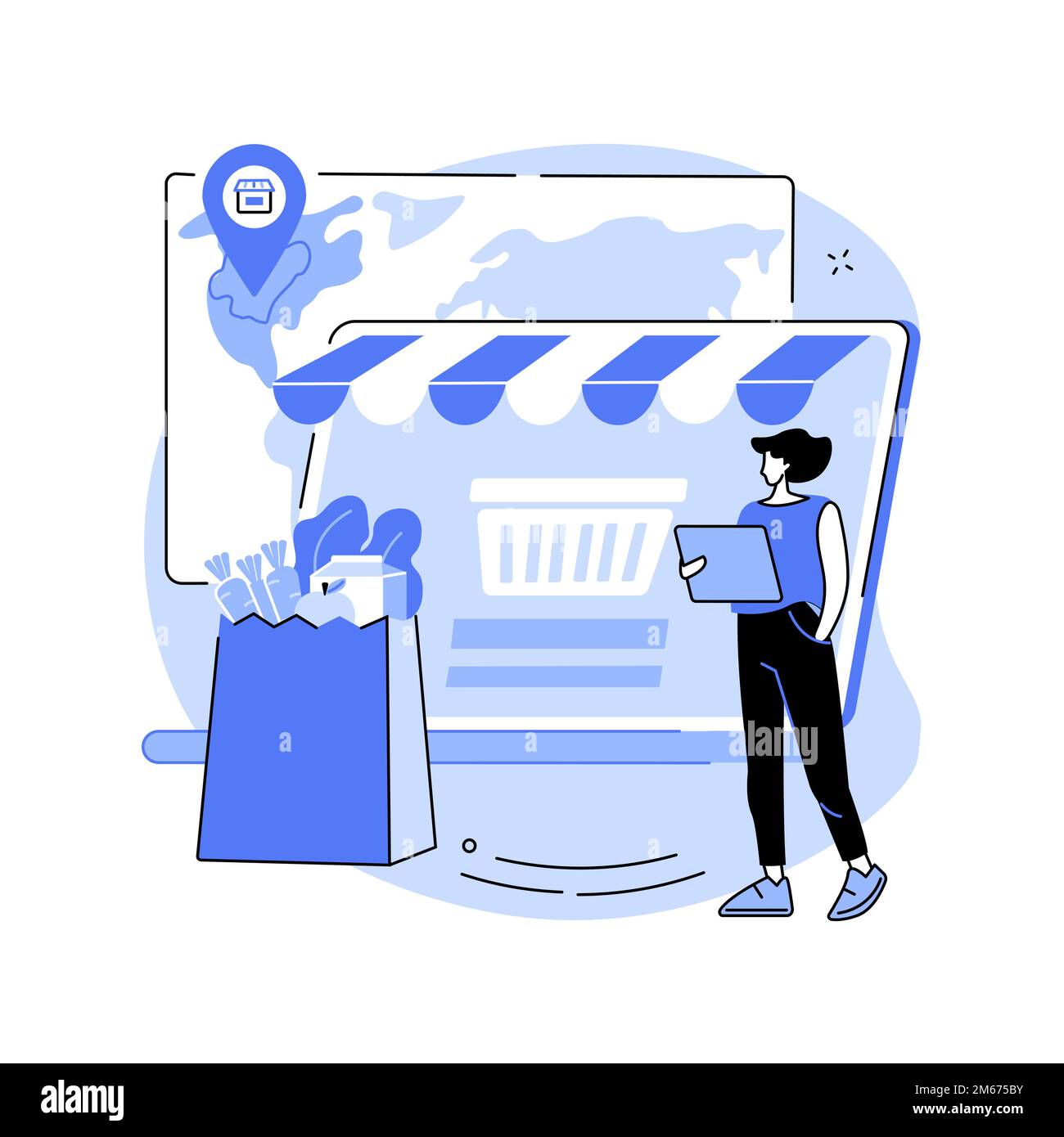 Domestic consumption abstract concept vector illustration. Gross ...