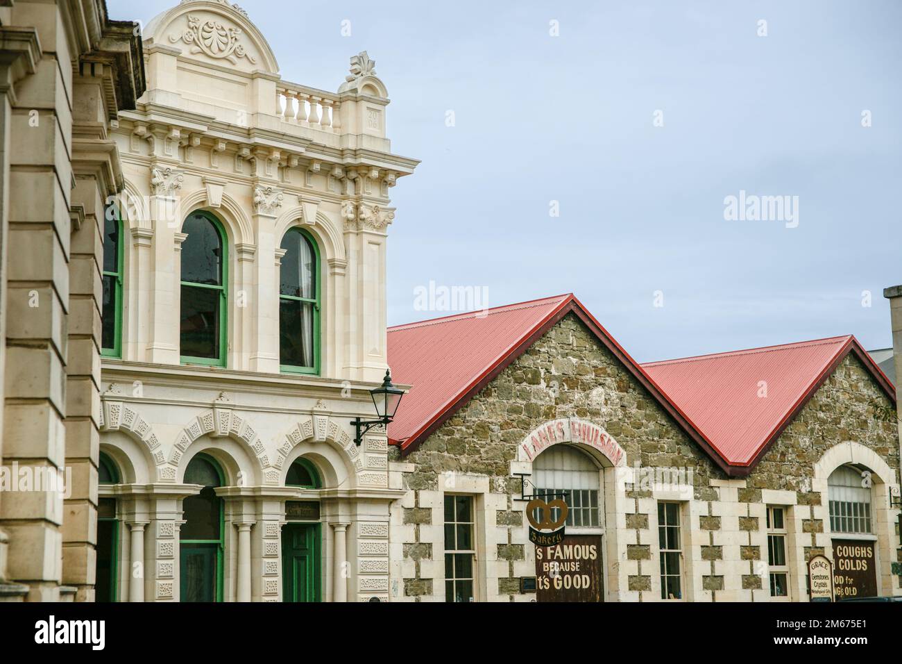 Oamaru historic precinct lanes emulsion hi-res stock photography and ...