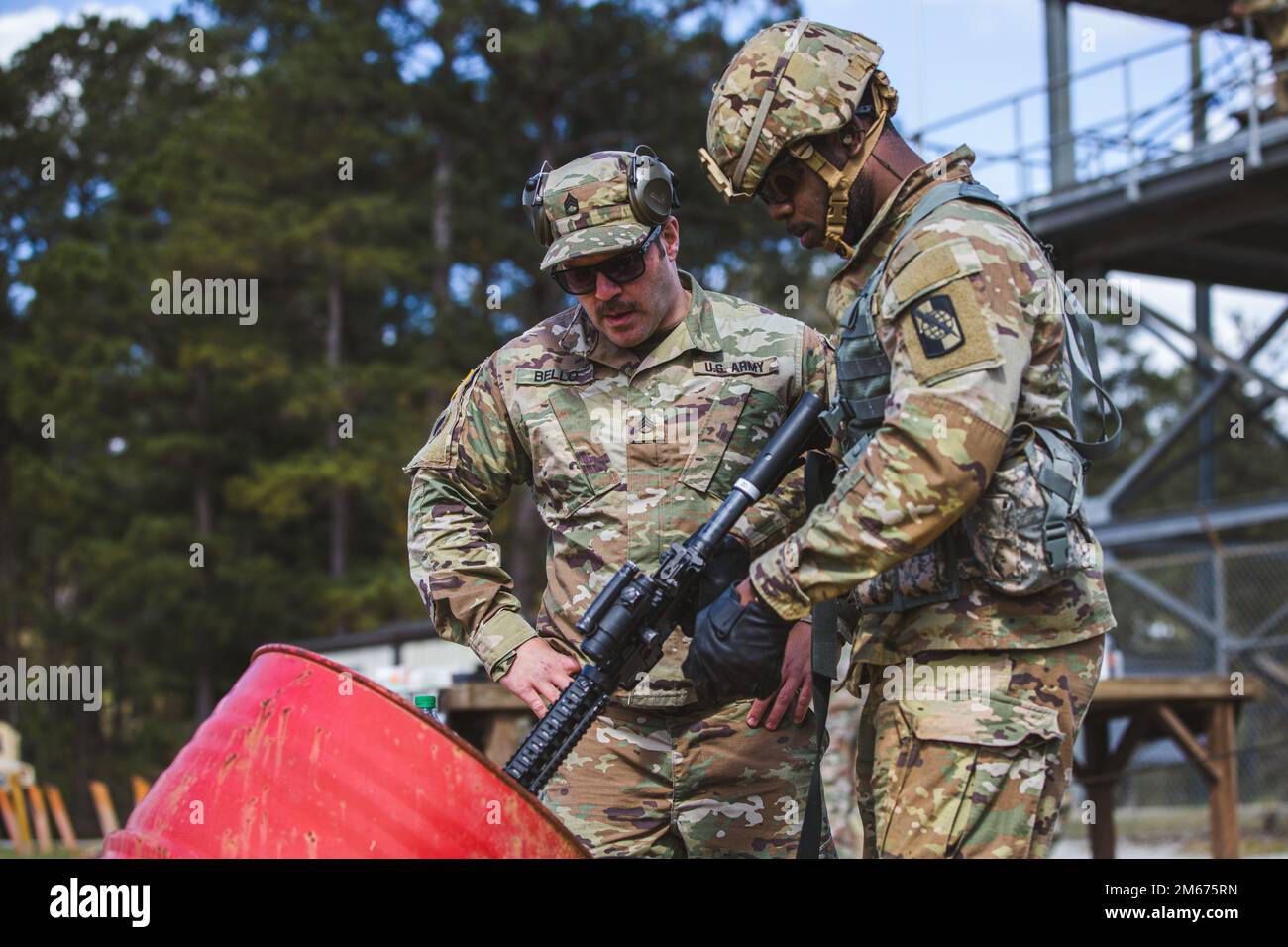 U.S. Army Soldiers assigned to the 982nd Combat Camera Company ...