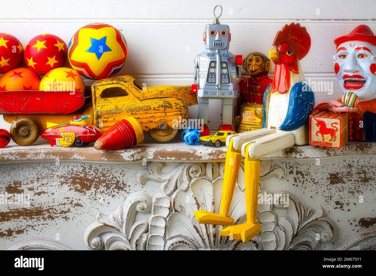 Toys on shelf hi-res stock photography and images - Alamy