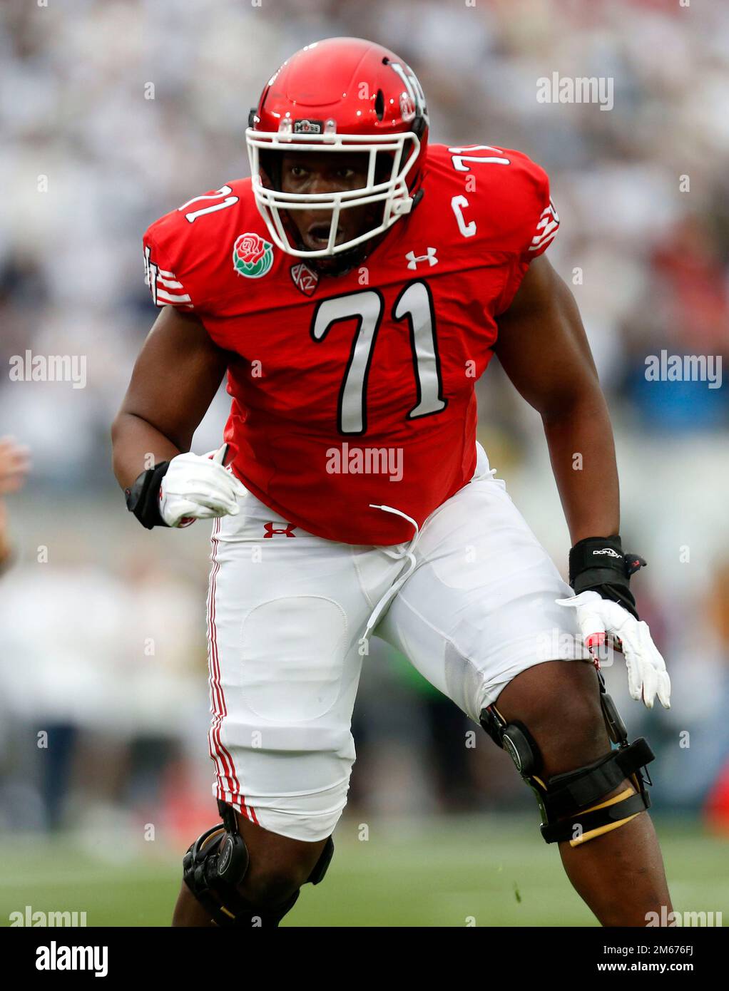 January 02, 2023. Utah Utes offensive lineman Braeden Daniels (71 ...
