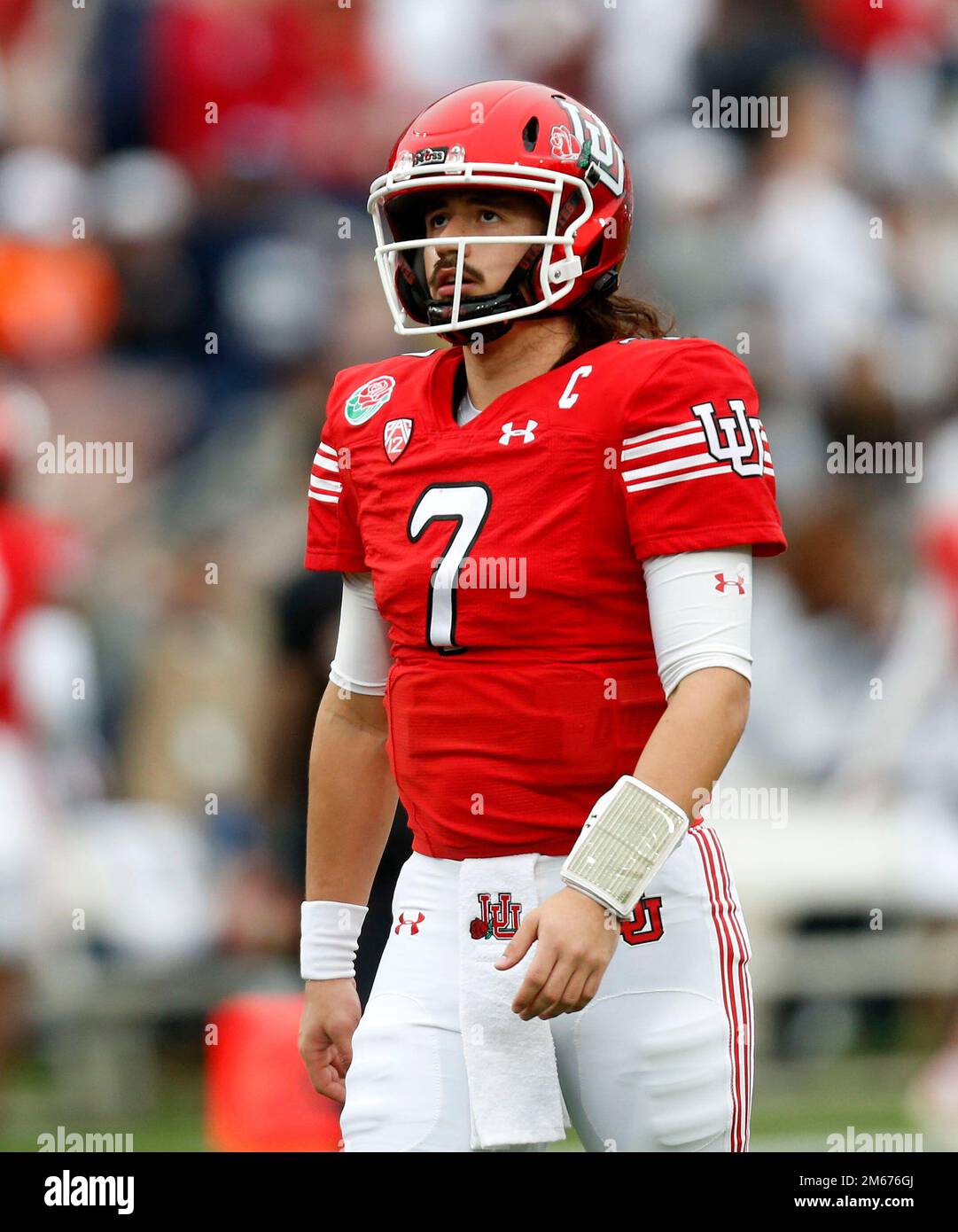 January 02, 2023. Utah Utes quarterback Cameron Rising (7) during the ...