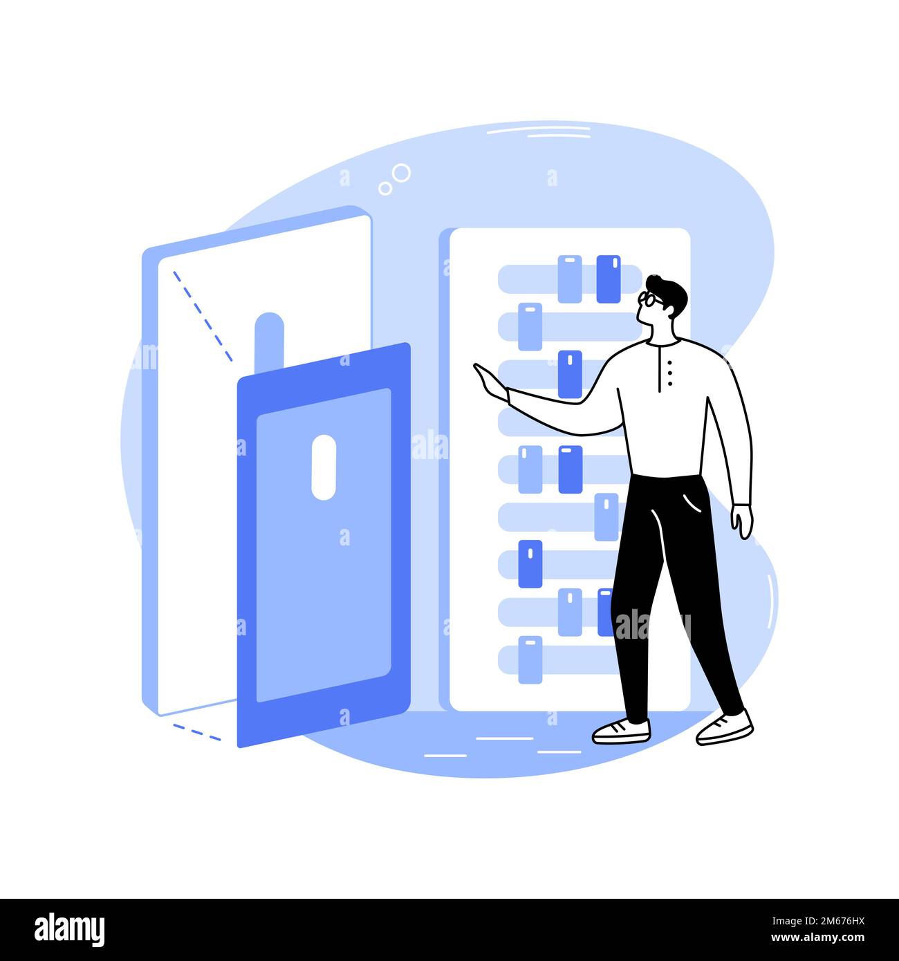 Smartphone cases isolated cartoon vector illustrations. Accessories ...