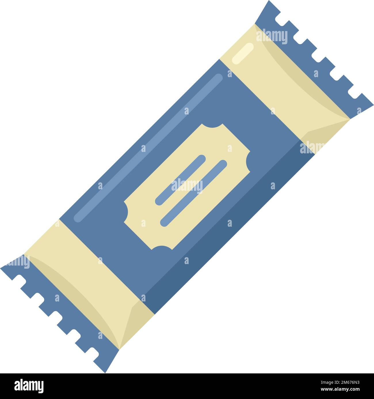 Organic snack bar icon flat vector. Food granola. Sweet protein ...