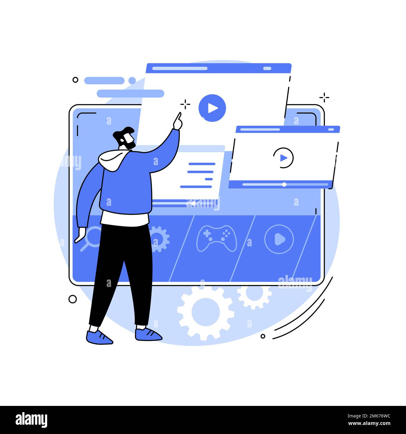 Tv development Stock Vector Images - Alamy